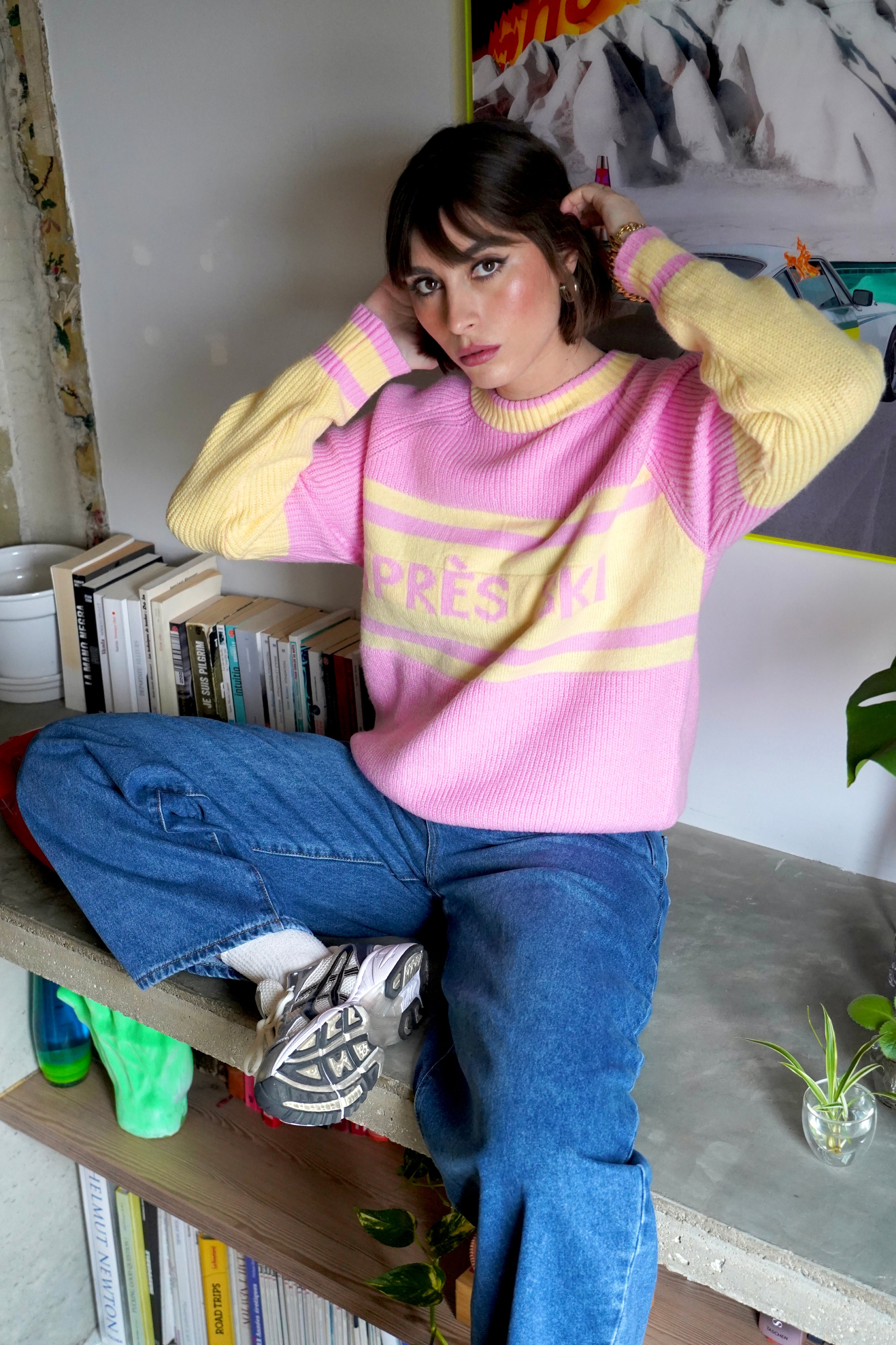 Yellow Après-Ski Sweater – Mad Peonies